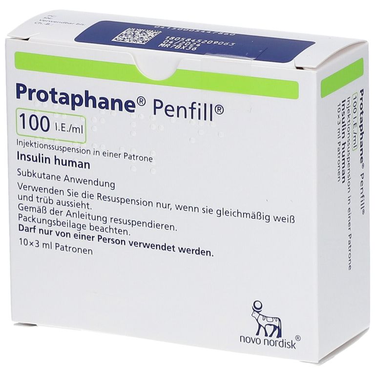 Protaphane® Penfill® 100 I.E./ml 10x3 ml mit dem E-Rezept kaufen - Shop ...
