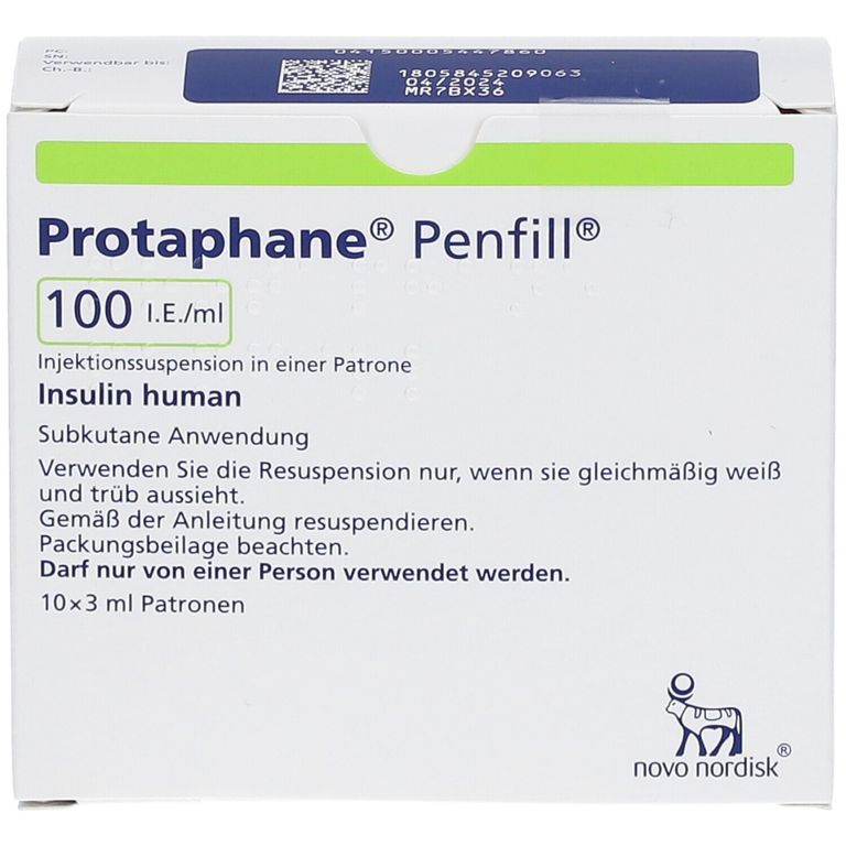 Protaphane® Penfill® 100 I.E./ml 10x3 ml mit dem E-Rezept kaufen - Shop ...