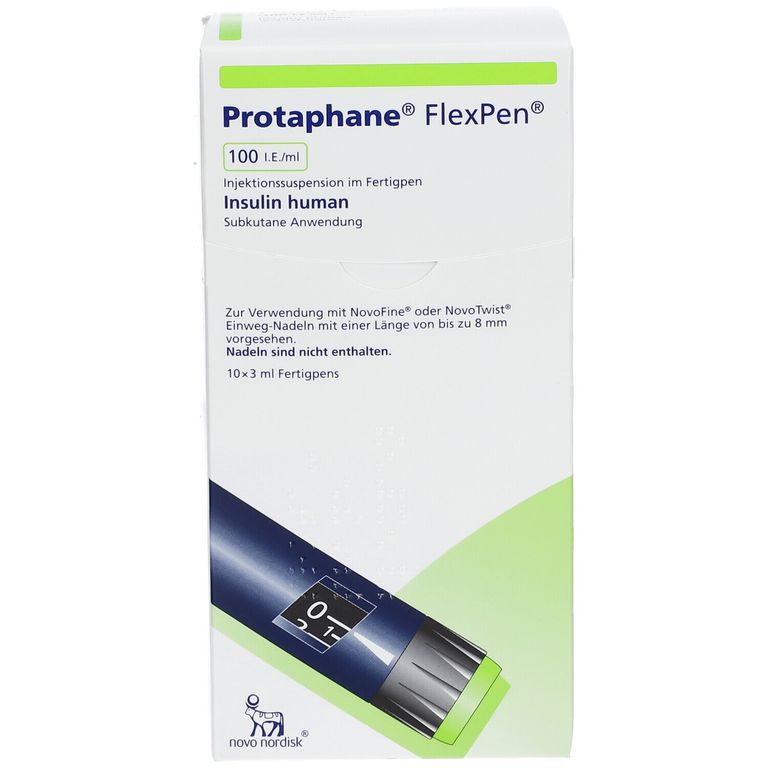 Protaphane® FlexPen® 100 I.E./ml 10x3 ml mit dem E-Rezept kaufen - Shop ...