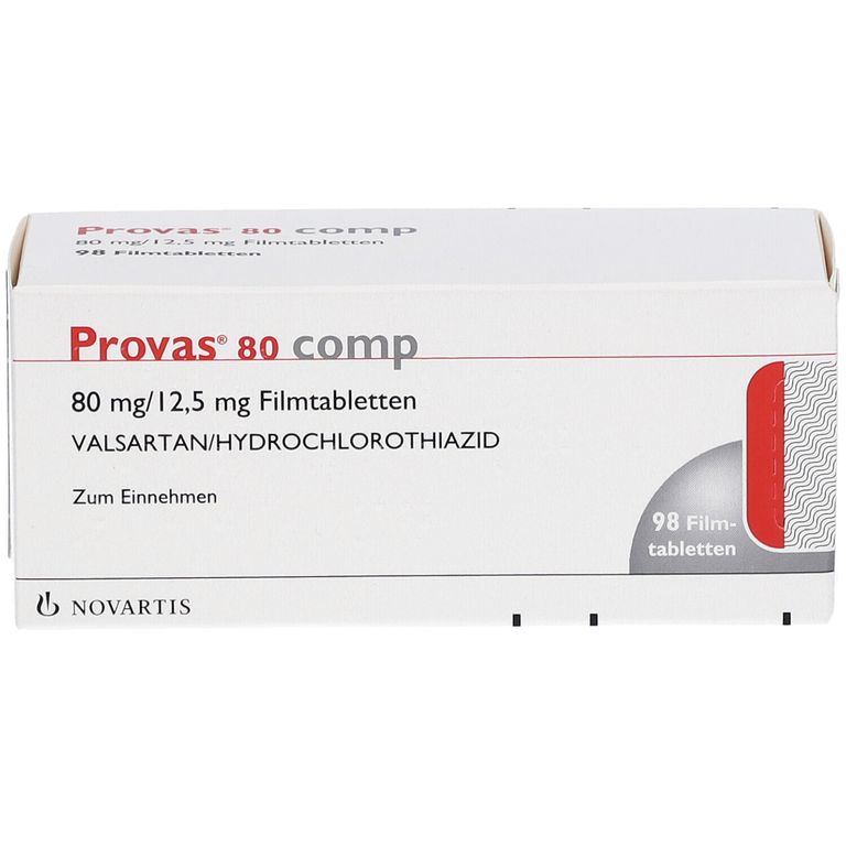Provas® 80 comp 80 mg/12,5 mg 98 St mit dem E-Rezept kaufen - Shop Apotheke