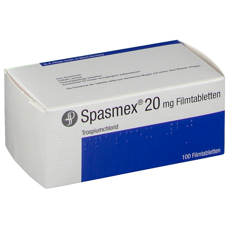 SPASMEX® 20 mg 100 St mit dem E-Rezept kaufen - Shop Apotheke