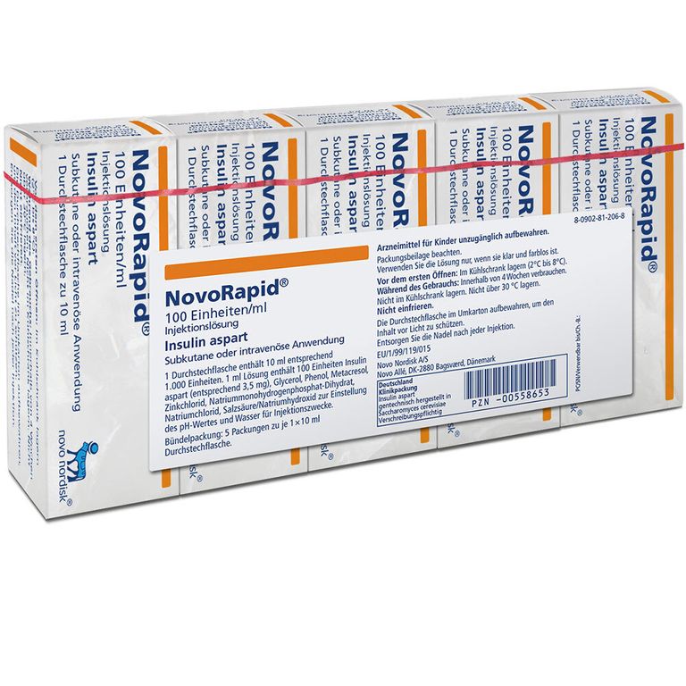 NovoRapid® 100 Einheiten/ml 5x1x10 ml mit dem E-Rezept kaufen - Shop ...