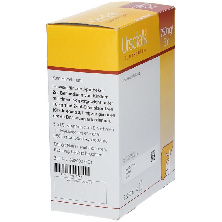 Ursofalk® 250 mg/5 ml 500 ml mit dem E-Rezept kaufen - Shop Apotheke