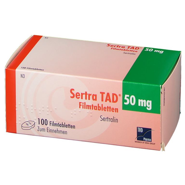 Sertra TAD® 50 mg 100 St mit dem E-Rezept kaufen - Shop Apotheke