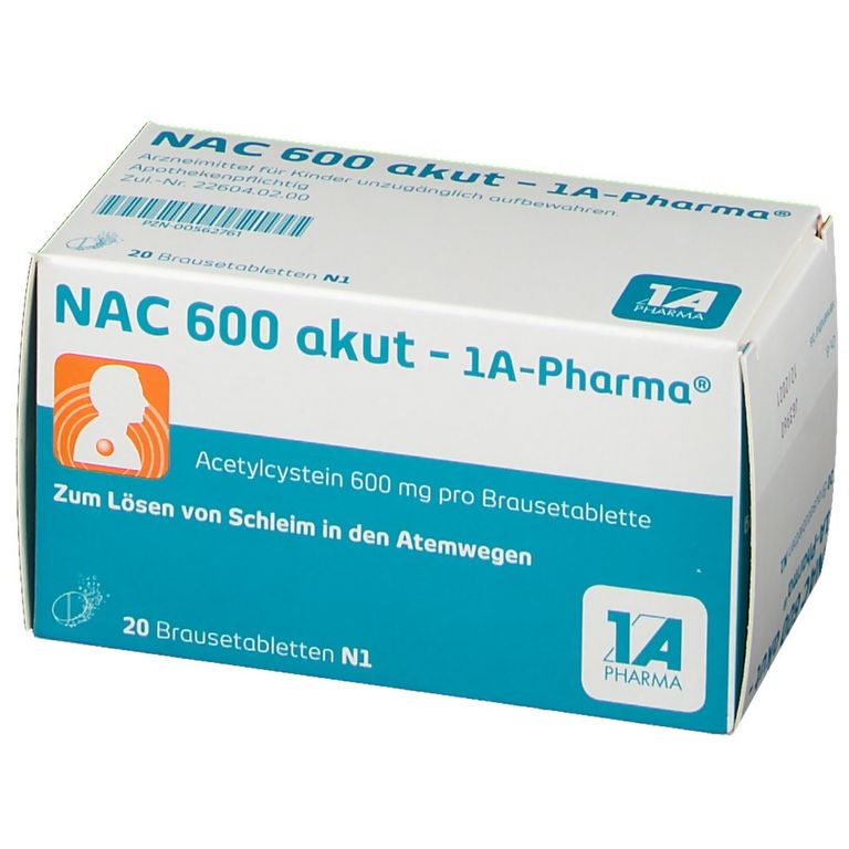 NAC 600 akut - 1A Pharma® 20 St - Shop Apotheke