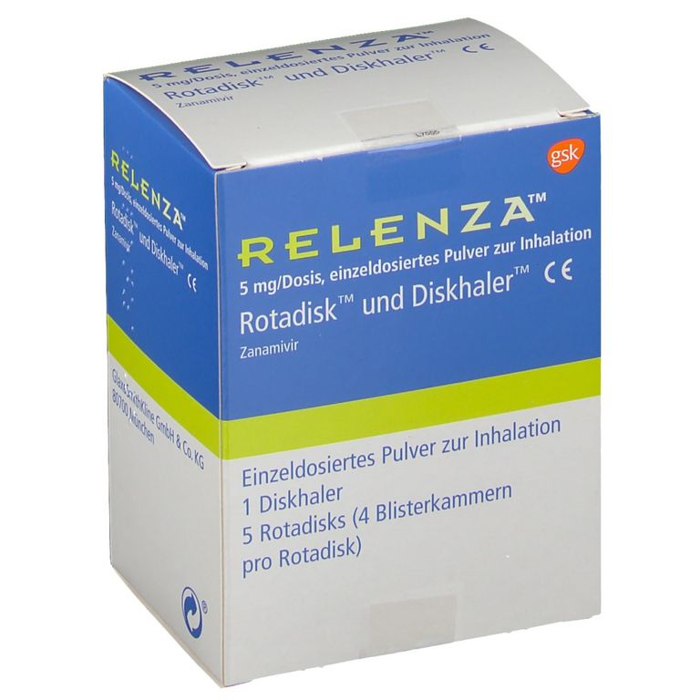 RELENZA™ 5 mg/Dosis 5x4 St mit dem E-Rezept kaufen - Shop Apotheke