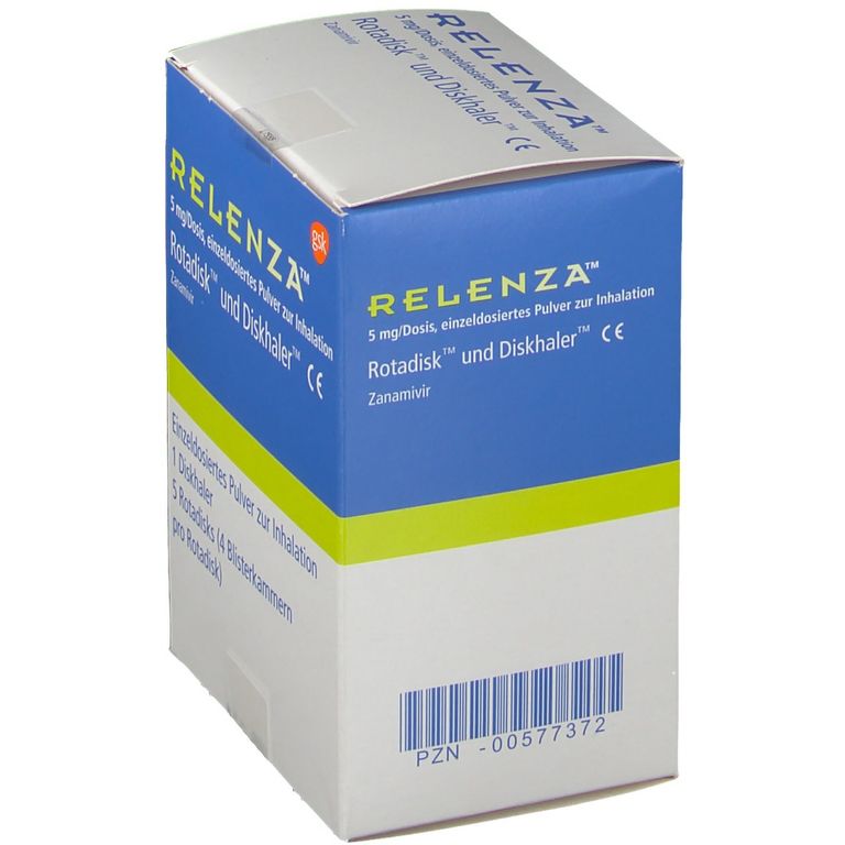 RELENZA™ 5 mg/Dosis 5x4 St mit dem E-Rezept kaufen - Shop Apotheke