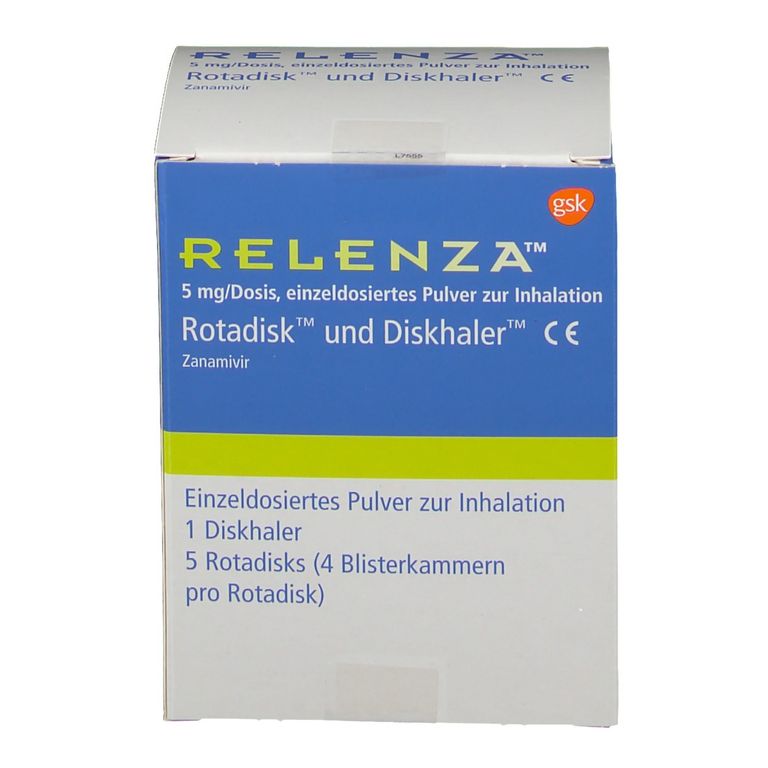 RELENZA™ 5 mg/Dosis 5x4 St mit dem E-Rezept kaufen - Shop Apotheke