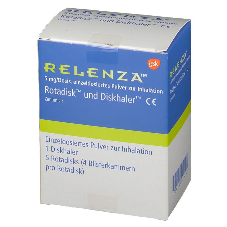 RELENZA™ 5 mg/Dosis 5x4 St mit dem E-Rezept kaufen - Shop Apotheke