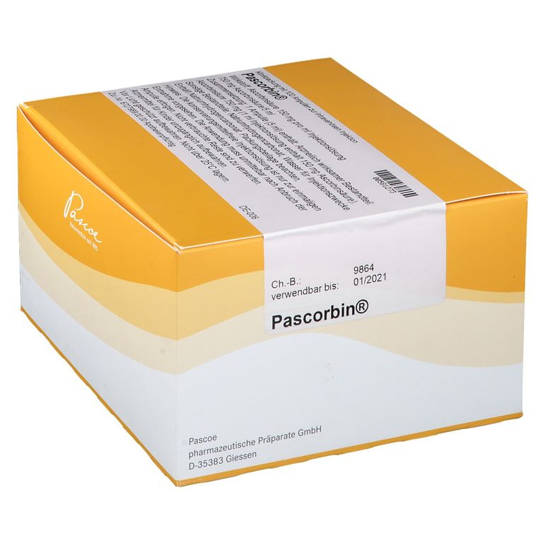 Pascorbin® Injektionslösung 100x5 ml - SHOP APOTHEKE