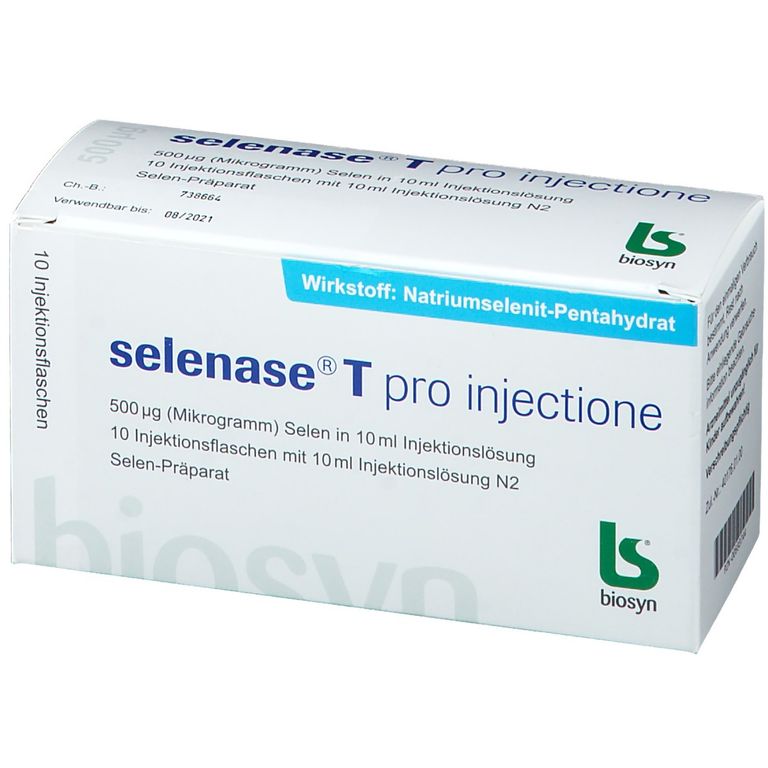 selenase® T pro injectione 10x10 ml mit dem E-Rezept kaufen - Shop Apotheke