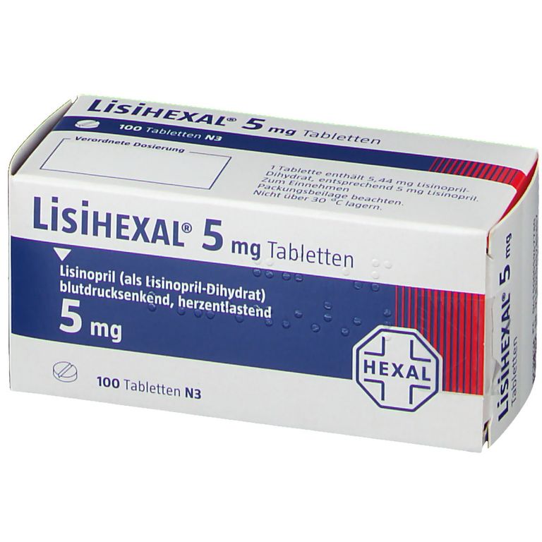 LisiHEXAL® 5 mg 100 St mit dem E-Rezept kaufen - Shop Apotheke