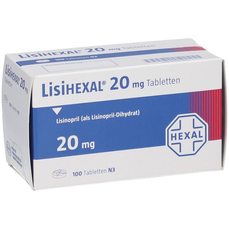 LisiHEXAL® 20 mg 100 St mit dem E-Rezept kaufen - Shop Apotheke