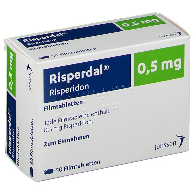 Risperdal® 0,5 mg 50 St mit dem E-Rezept kaufen - Shop Apotheke
