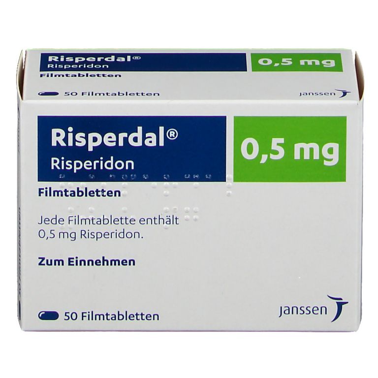 Risperdal® 0,5 mg 50 St mit dem E-Rezept kaufen - Shop Apotheke