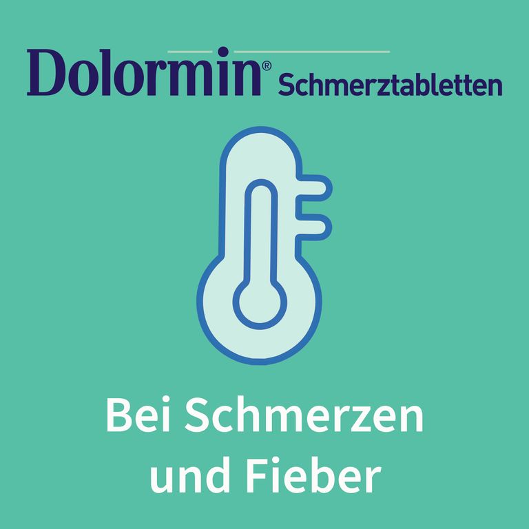 Dolormin Schmerztabletten mit 200 mg Ibuprofen bei Schmerzen und Fieber ...