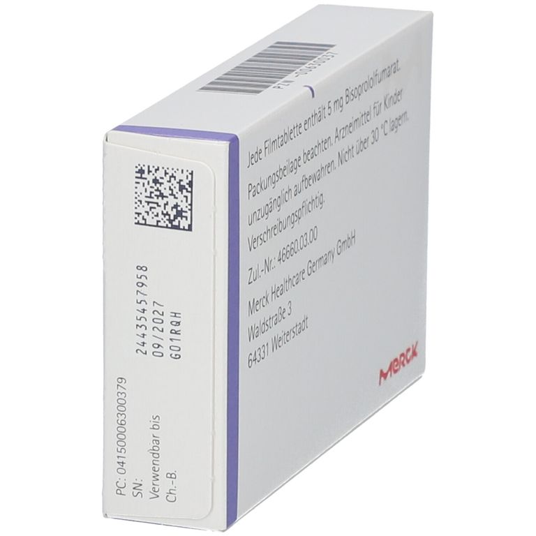 Concor® COR 5 mg 100 St mit dem E-Rezept kaufen - Shop Apotheke