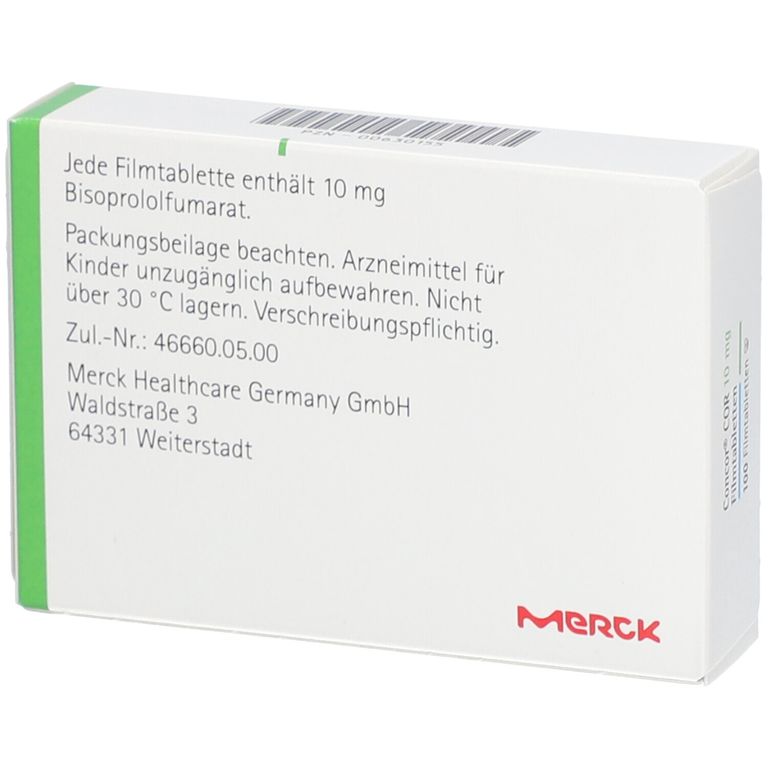 Concor® COR 10 mg 100 St mit dem E-Rezept kaufen - Shop Apotheke