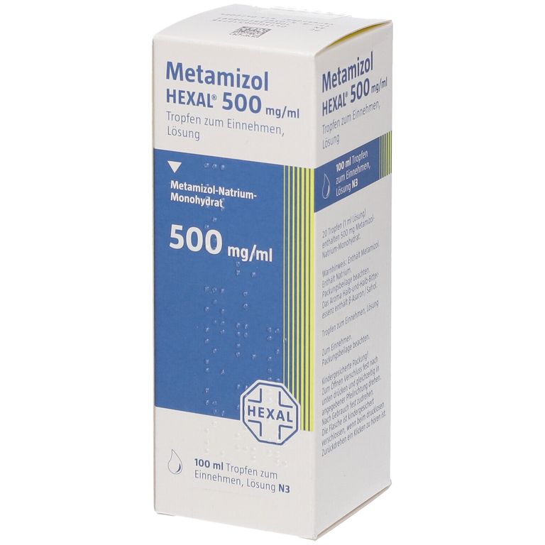 Metamizol HEXAL® 500 mg/ml 100 ml mit dem E-Rezept kaufen - Shop Apotheke