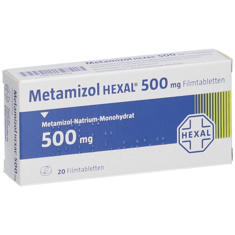Metamizol HEXAL® 500 mg 20 St mit dem E-Rezept kaufen - Shop Apotheke