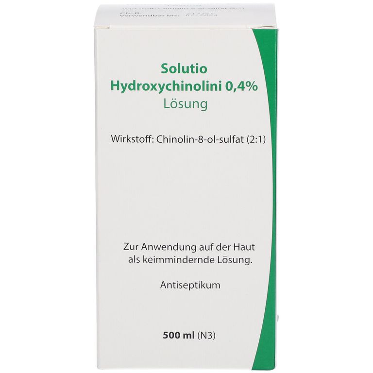 Solutio Hydroxychinolini 0,4% 500 ml - Shop Apotheke