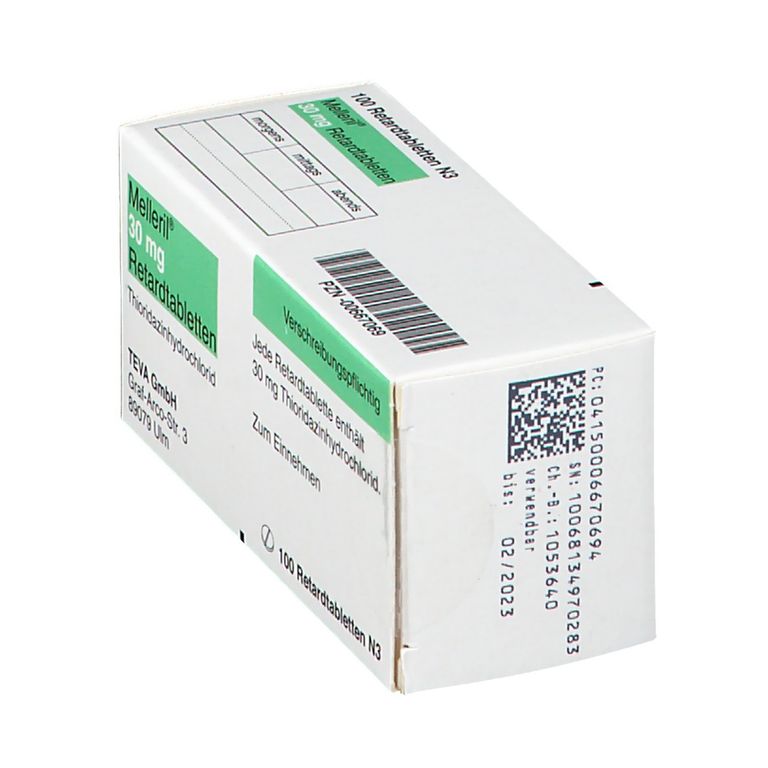 Melleril® 30 mg 100 St mit dem E-Rezept kaufen - Shop Apotheke