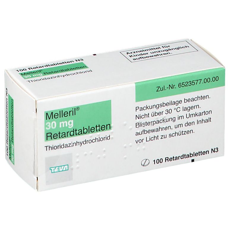 Melleril® 30 mg 100 St mit dem E-Rezept kaufen - Shop Apotheke