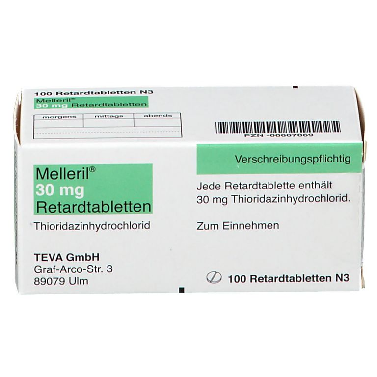 Melleril® 30 mg 100 St mit dem E-Rezept kaufen - Shop Apotheke