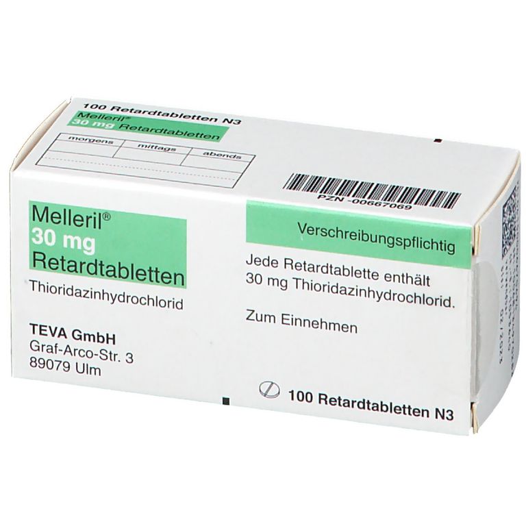 Melleril® 30 mg 100 St mit dem E-Rezept kaufen - Shop Apotheke