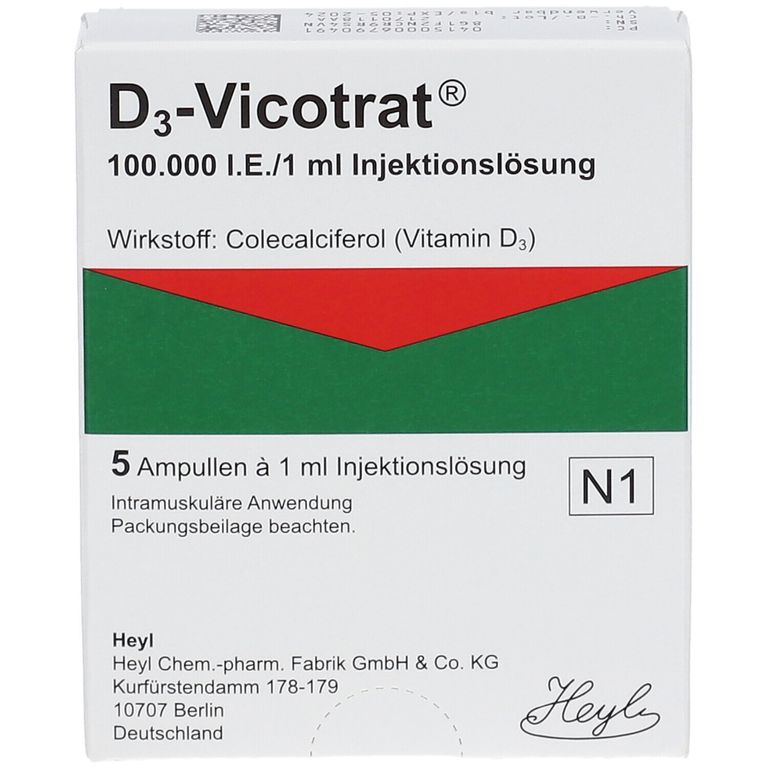 D3-Vicotrat® 100.000 I.E/1 ml 5x1 ml mit dem E-Rezept kaufen - Shop ...