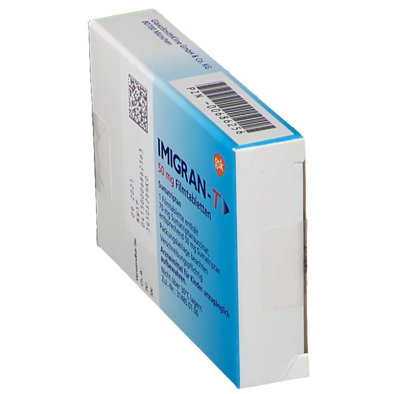 IMIGRAN - T 50 mg 6 St mit dem E-Rezept kaufen - Shop Apotheke