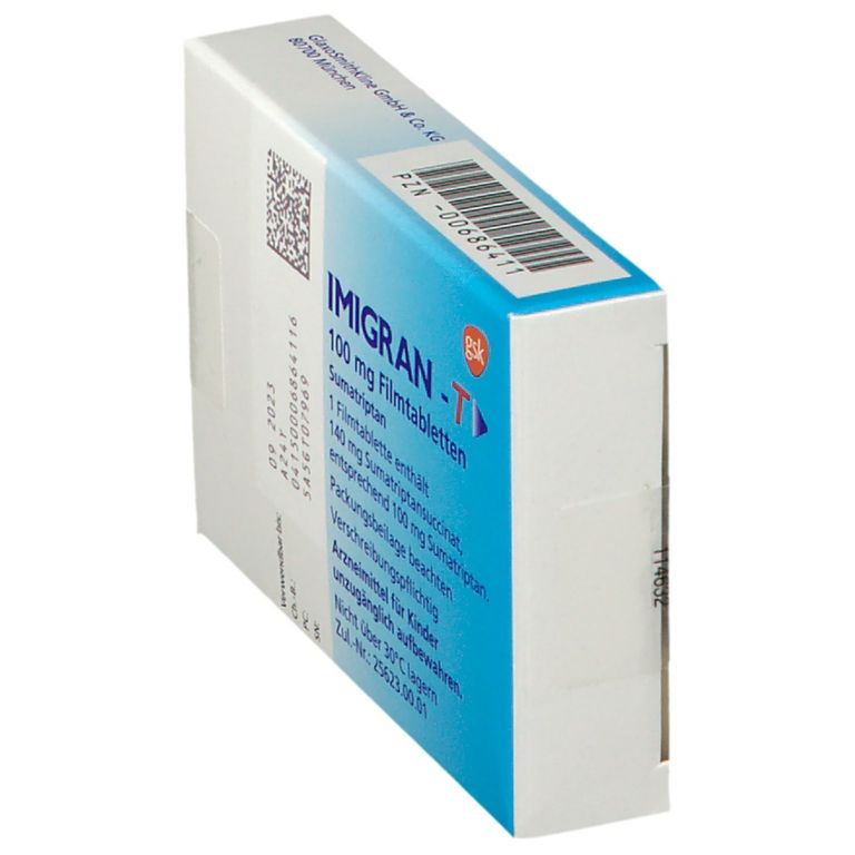 IMIGRAN - T 100 mg 12 St mit dem E-Rezept kaufen - Shop Apotheke