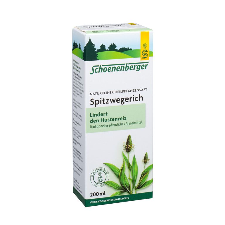 Schoenenberger® Heilpflanzensaft Spitzwegerich 200 ml - Shop Apotheke
