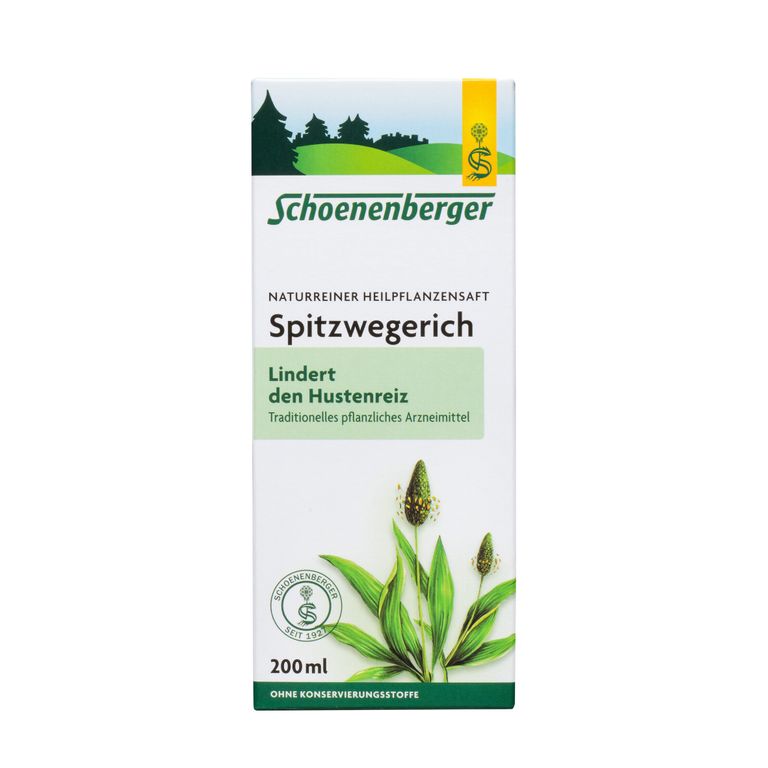 Schoenenberger® Heilpflanzensaft Spitzwegerich 200 ml - Shop Apotheke