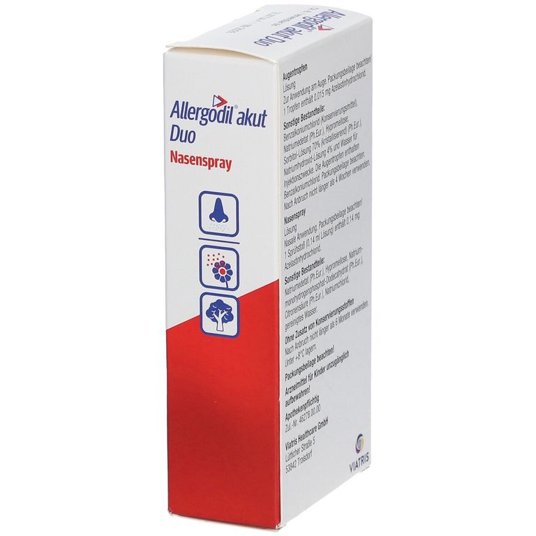 Allergodil® akut Duo: Allergie Kombipack mit Nasenspray (10 ml) und ...