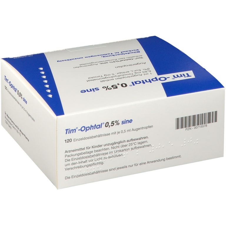Tim®-Ophtal® 0,5 % sine 120x0,5 ml mit dem E-Rezept kaufen - Shop Apotheke