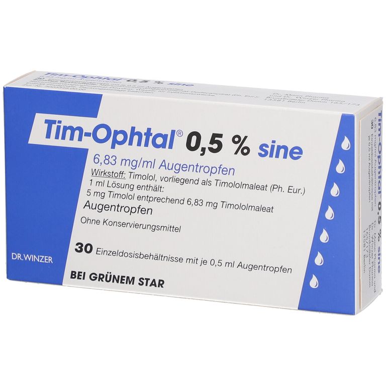 Tim®-Ophtal® 0,5 % sine 30x0,5 ml mit dem E-Rezept kaufen - Shop Apotheke