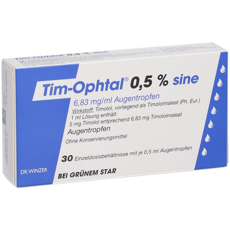 Tim®-Ophtal® 0,5 % sine 30x0,5 ml mit dem E-Rezept kaufen - Shop Apotheke