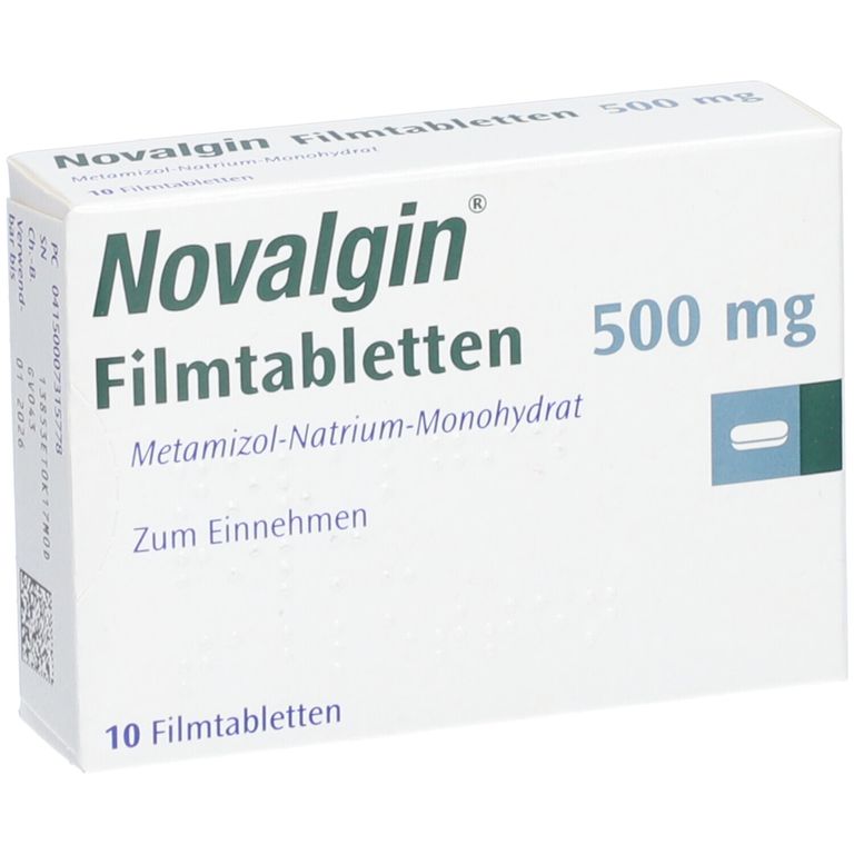 Novalgin® 10 St mit dem E-Rezept kaufen - Shop Apotheke