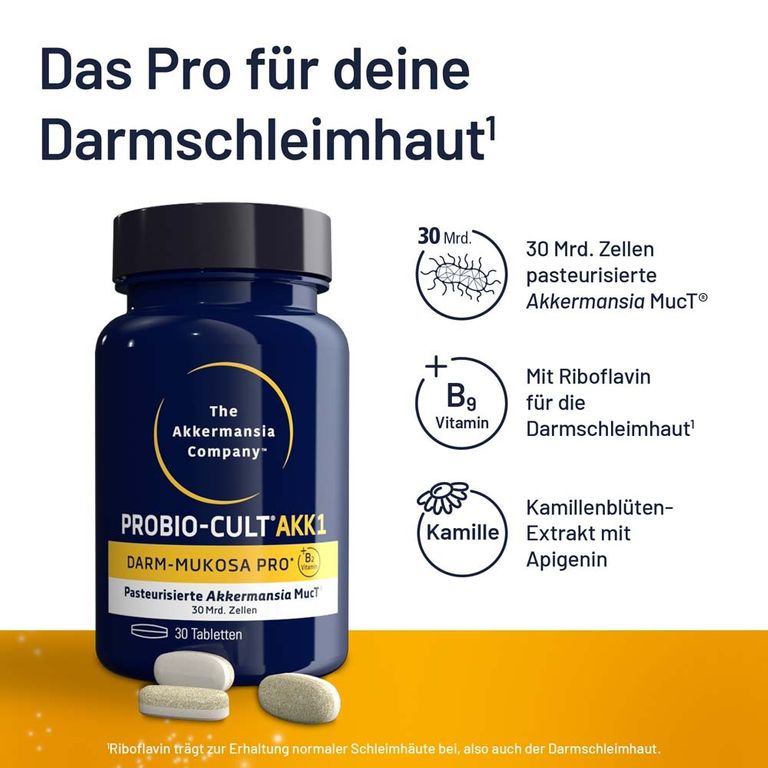 ProBio-Cult AKK1 Darm-Mukosa Pro mit 30 Mrd. pasteurisierten ...