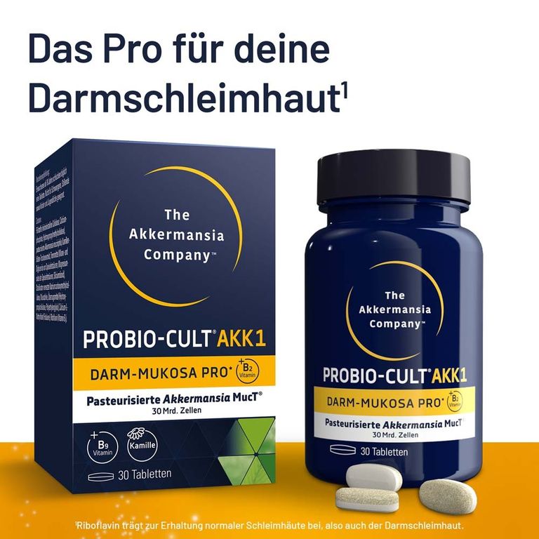 ProBio-Cult AKK1 Darm-Mukosa Pro mit 30 Mrd. pasteurisierten Akkermansia MucT® 30 St - Shop Apotheke