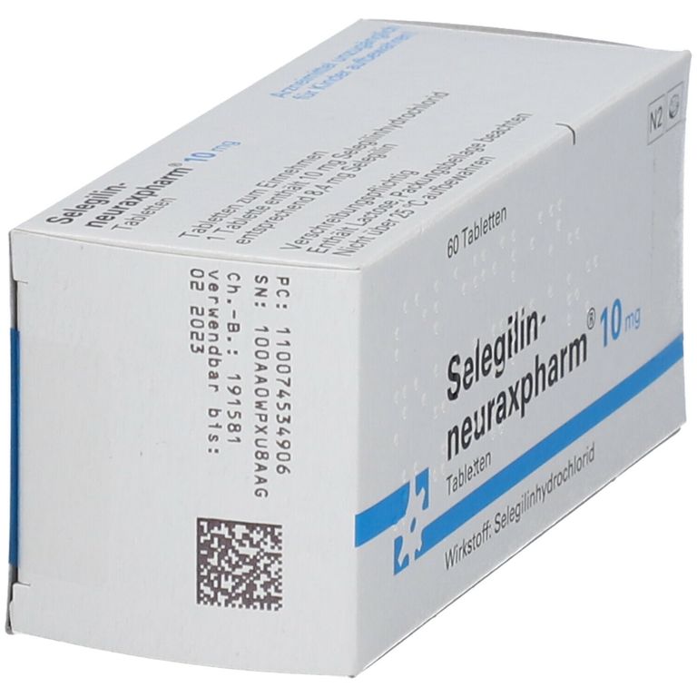 Selegilin-neuraxpharm® 10 mg 60 St mit dem E-Rezept kaufen - Shop Apotheke