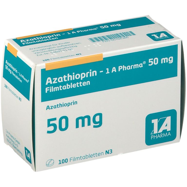 Azathioprin 1A Pharma® 50Mg 100 St mit dem E-Rezept kaufen - Shop Apotheke