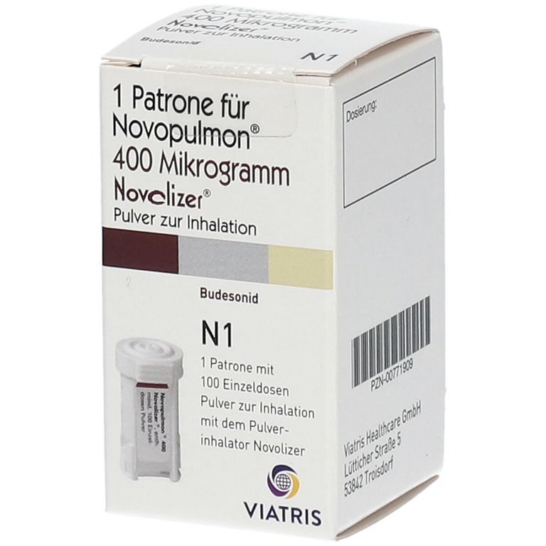 Novopulmon® 400 µg Novolizer® 1 Patrone 1x100 St mit dem E-Rezept ...