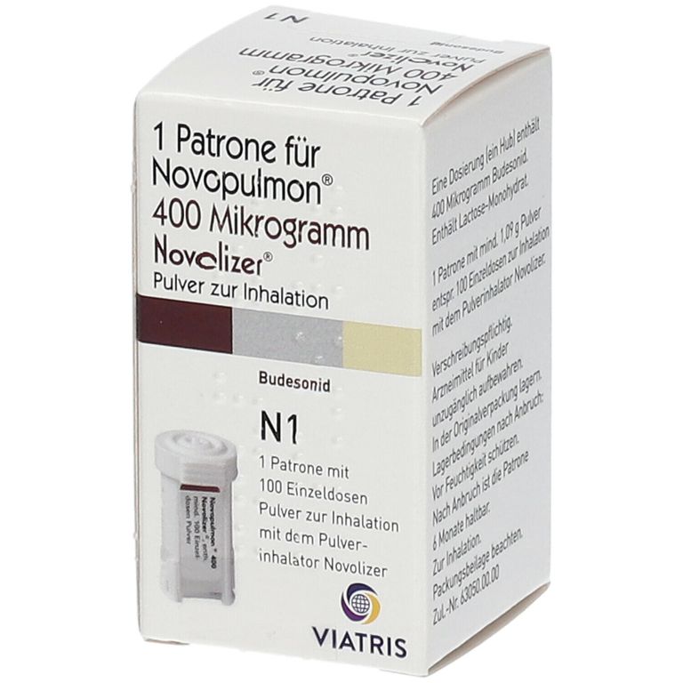 Novopulmon® 400 µg Novolizer® 1 Patrone 1x100 St mit dem E-Rezept ...