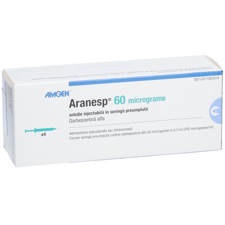 ARANESP 60 Mikrogramm Inj.-Lösung Fertigspr. 4 St mit dem E-Rezept ...