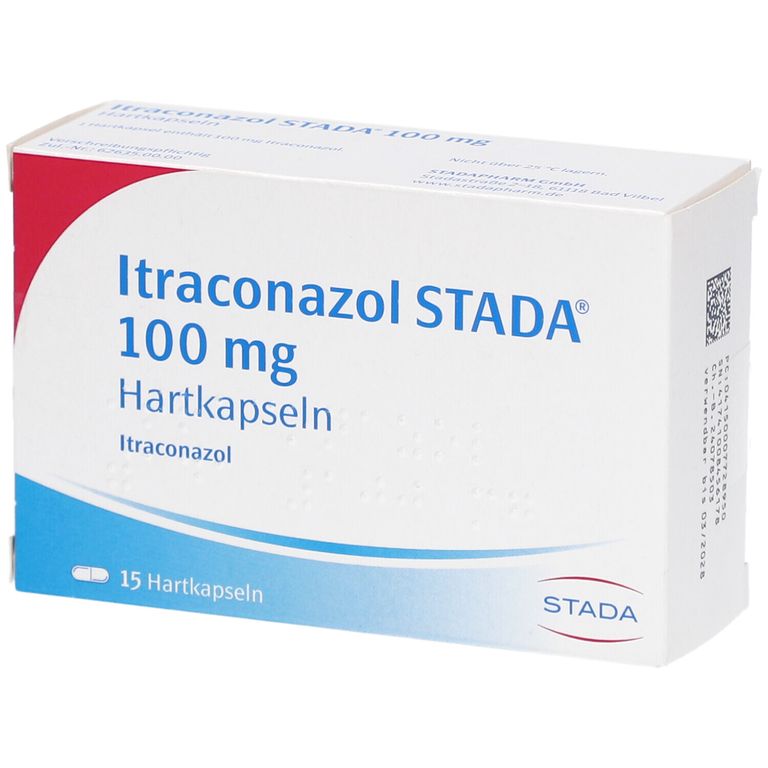 Itraconazol STADA® 100 mg 15 St mit dem E-Rezept kaufen - Shop Apotheke