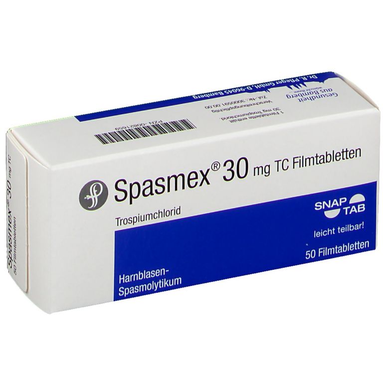 SPASMEX® 30 mg 50 St mit dem E-Rezept kaufen - Shop Apotheke