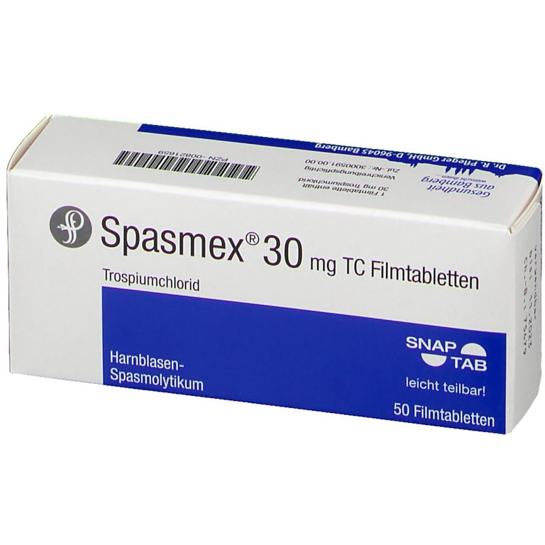 SPASMEX® 30 mg 50 St mit dem E-Rezept kaufen - Shop Apotheke