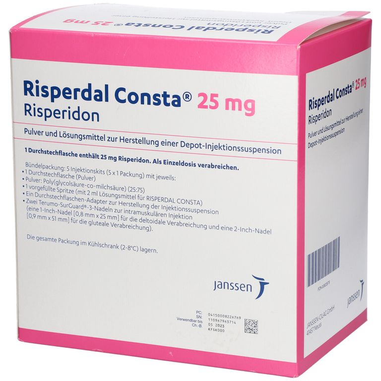 Risperdal Consta® 25 mg 5 St mit dem E-Rezept kaufen - Shop Apotheke